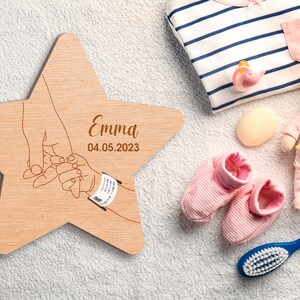 Personalized Newborn Baby Birth Hospital Bracelet Wristband Holder ...