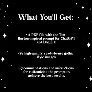 Tim Burton Gothic Style Prompt for Chatgpt & DALL-E 28 Ai-generated ...