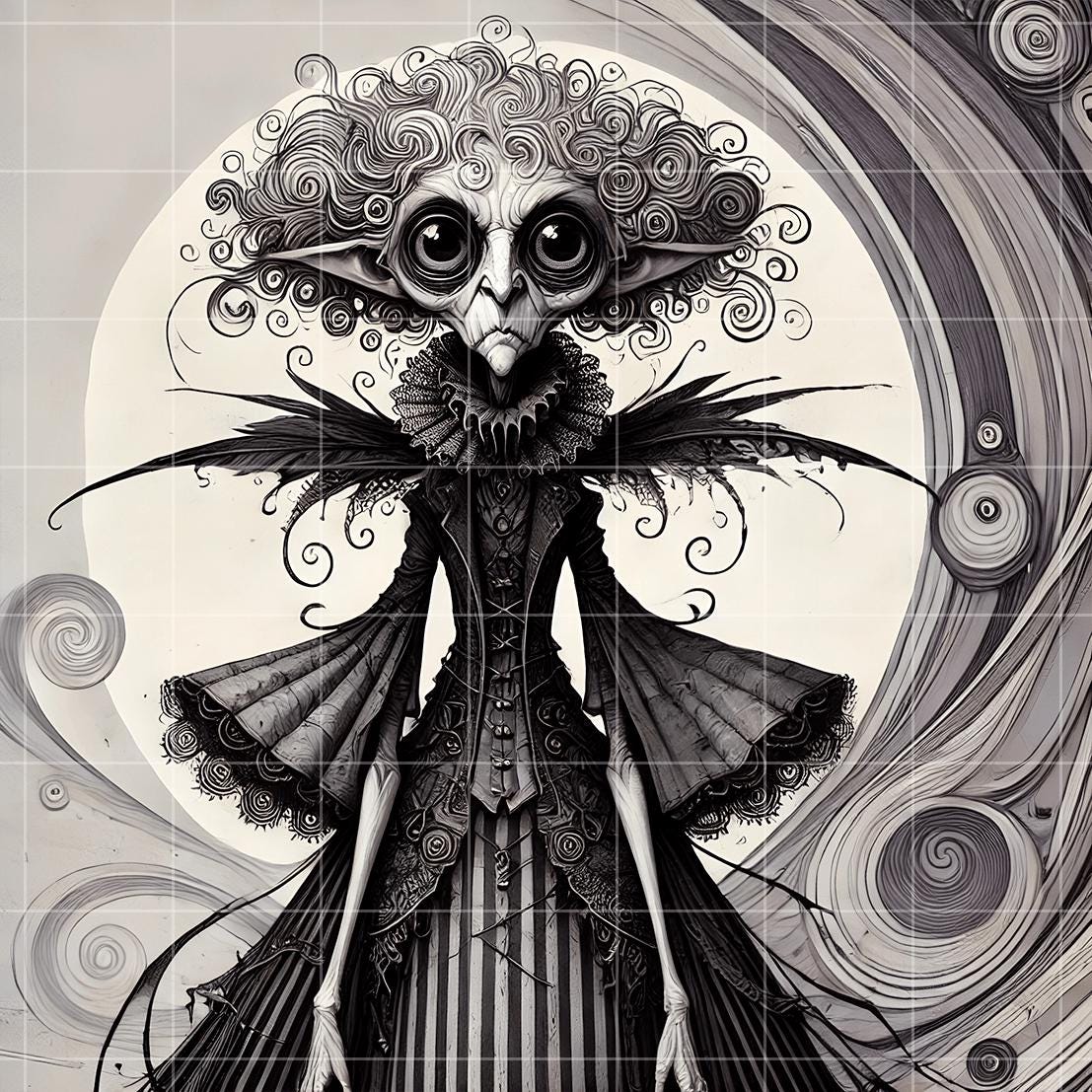 Tim Burton Gothic Style Prompt for Chatgpt & DALL-E 28 Ai-generated ...