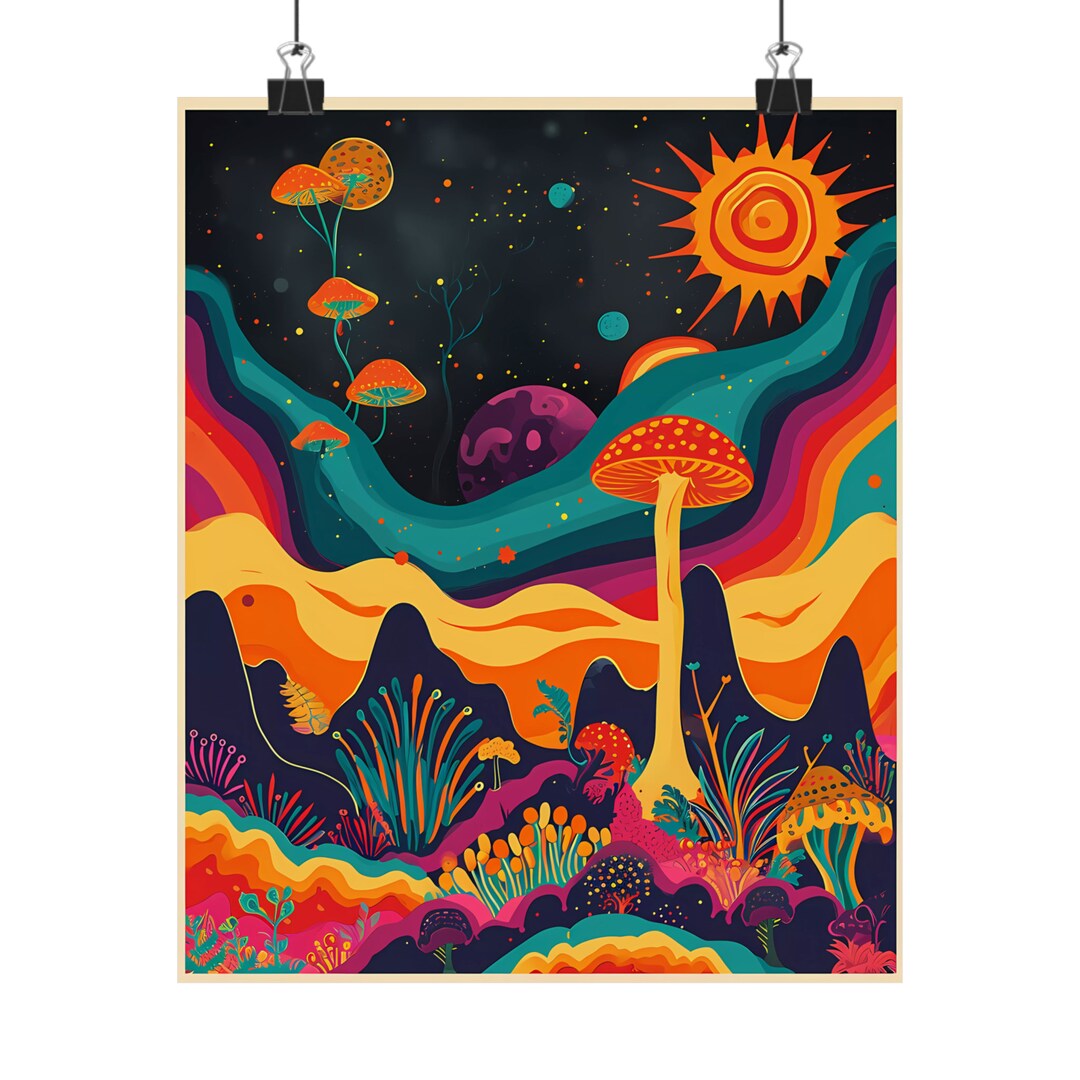 9x11 Cosmic Collages Matte Vertical Poster - Etsy