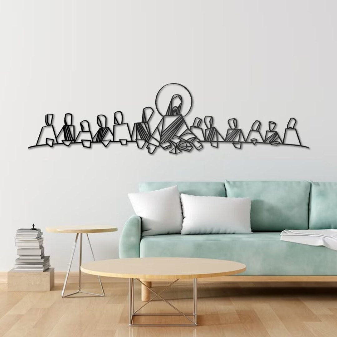 Modern Last Supper Wall Decor, Leonardo Da Vinci Artworks, Christian ...