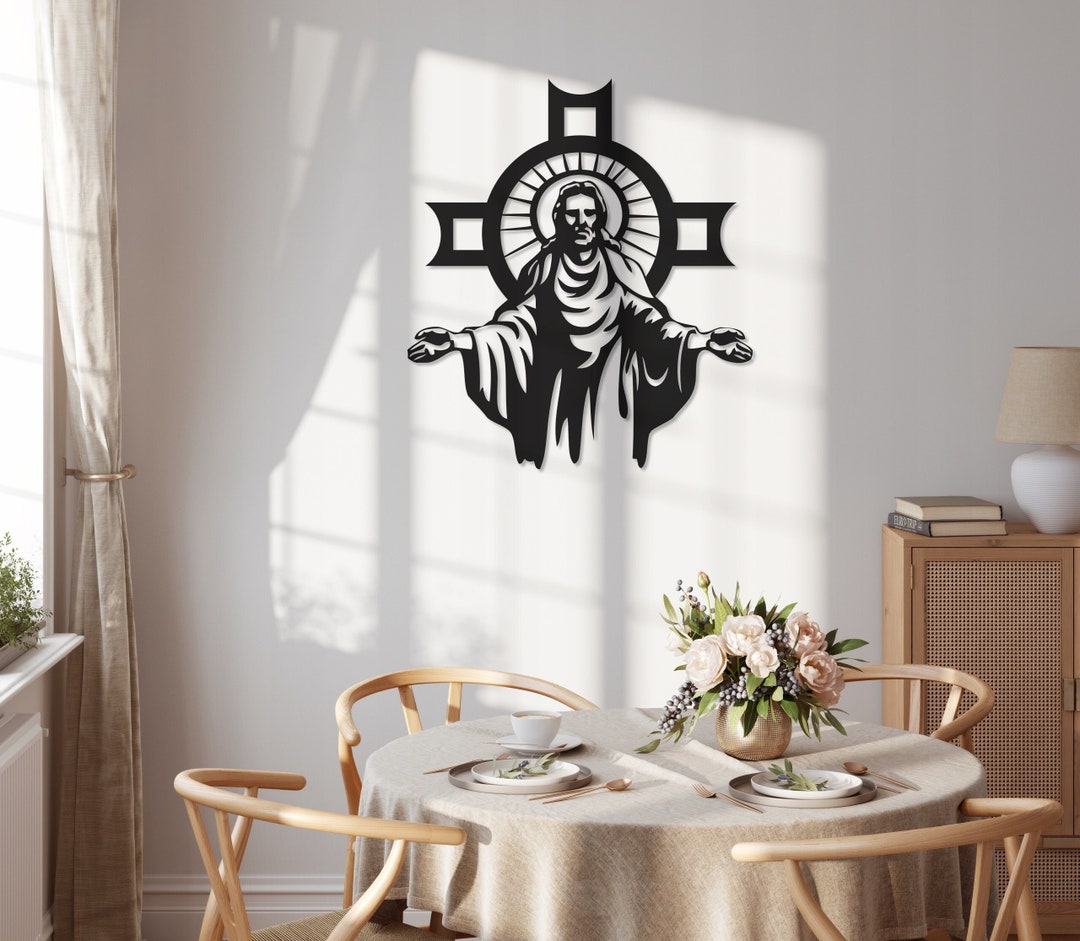 Jesus Christ Wall Decorations, Religious Wall Decor, Christian Metal ...
