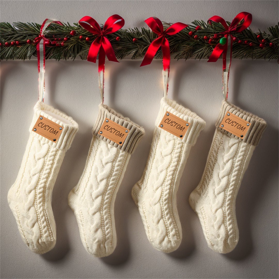 2023 Personalized Christmas Socks Home Knitted Christmas - Etsy