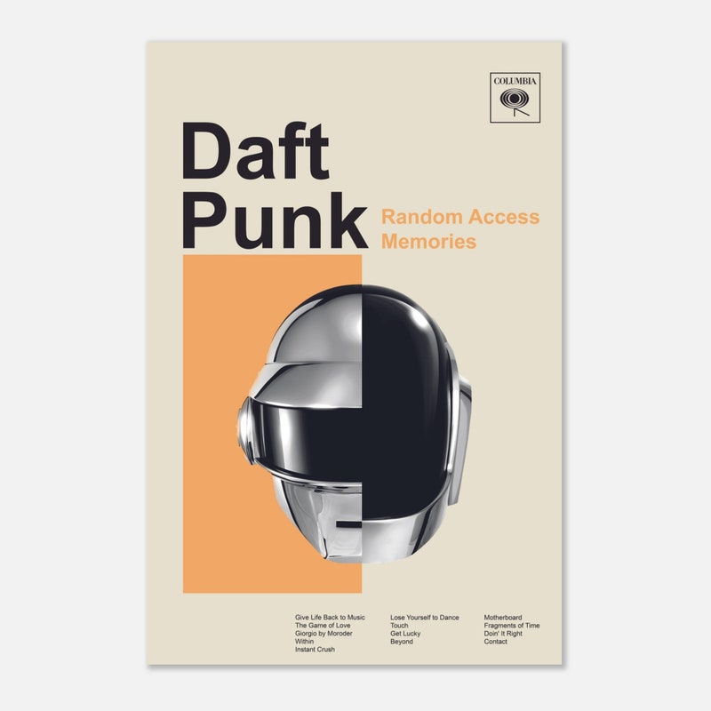 Daft Punk Wall Art - Etsy