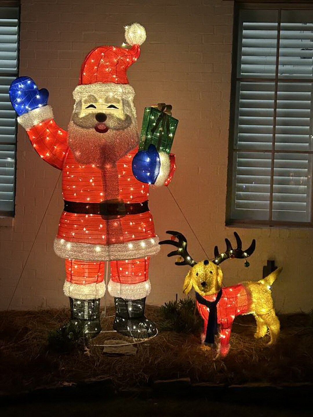 Massive 8-foot LED Collapsible Santa Yard Decoration - Etsy Australia
