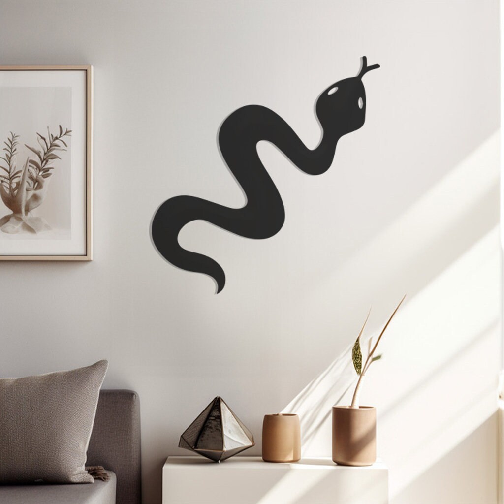 Snake Metal Wall Decor-animal Design Wall Art-savage Design Wall Decor ...