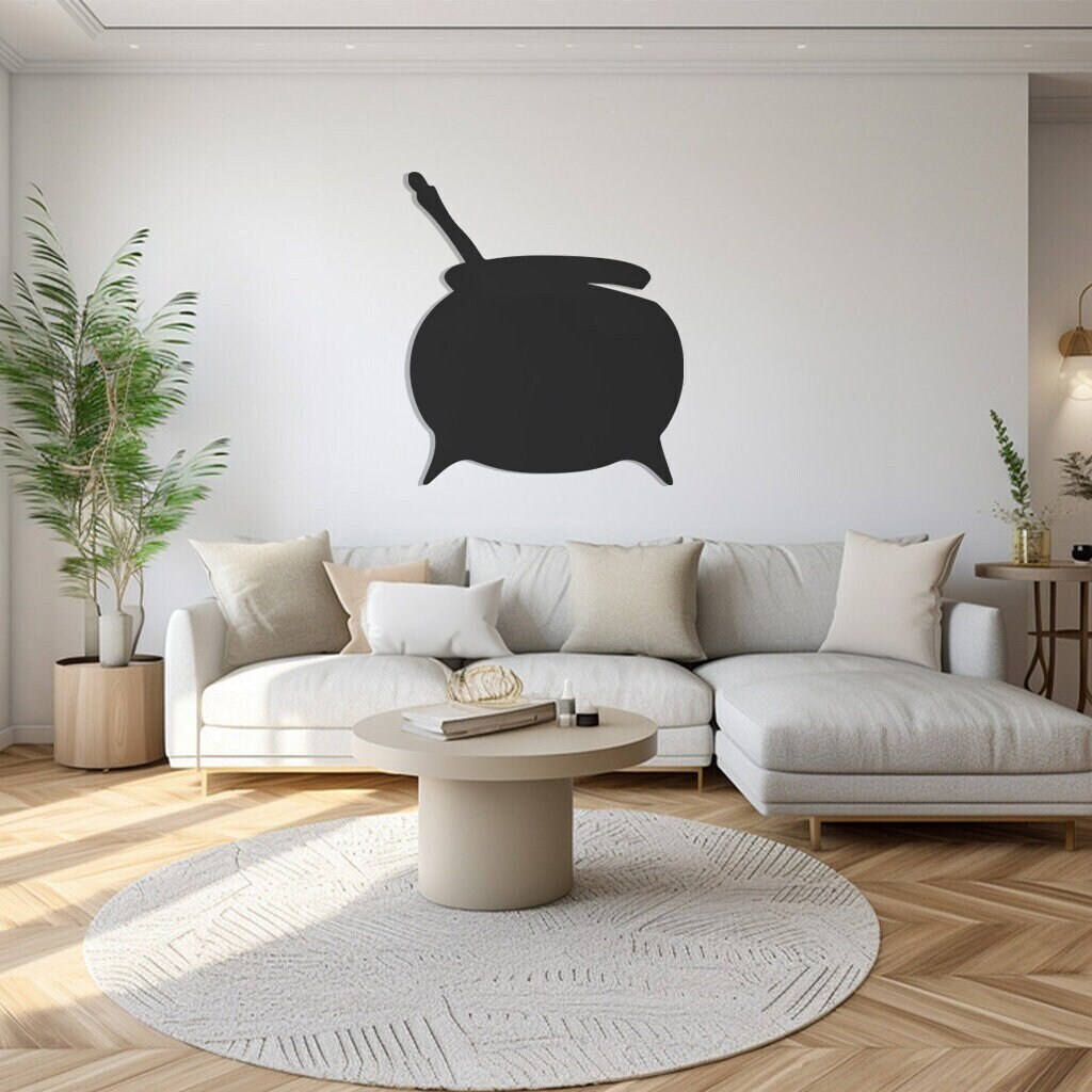 Witch's Cauldron Metal Wall Art, Mystical Wall Decor, Magical Potion ...