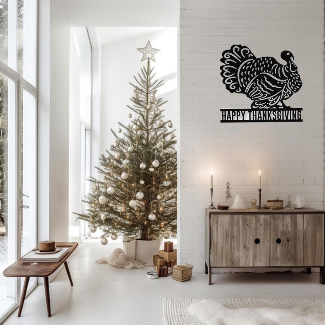 Thanksgiving Turkey Metal Wall Art: Festive Holiday Decor - Etsy