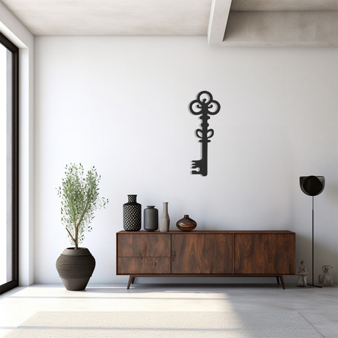 Key Design Metal Wall Art-vintage Door Key Gifts-new Home Owner Gifts ...
