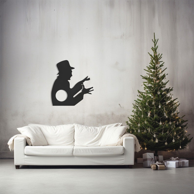 Magician Metal Wall Art, Halloween Mystical Decor - Etsy