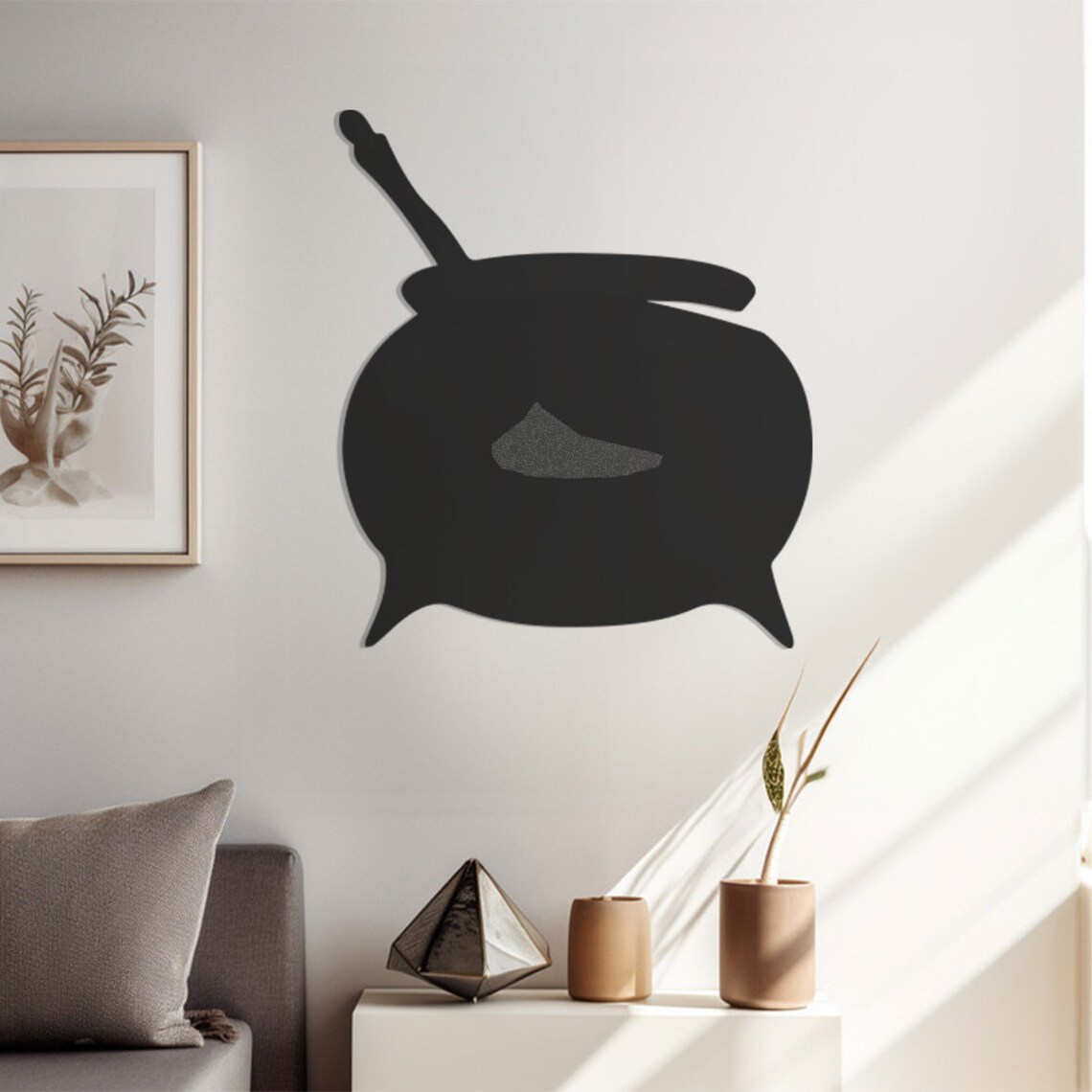 Witch's Cauldron Metal Wall Art, Mystical Wall Decor, Magical Potion ...