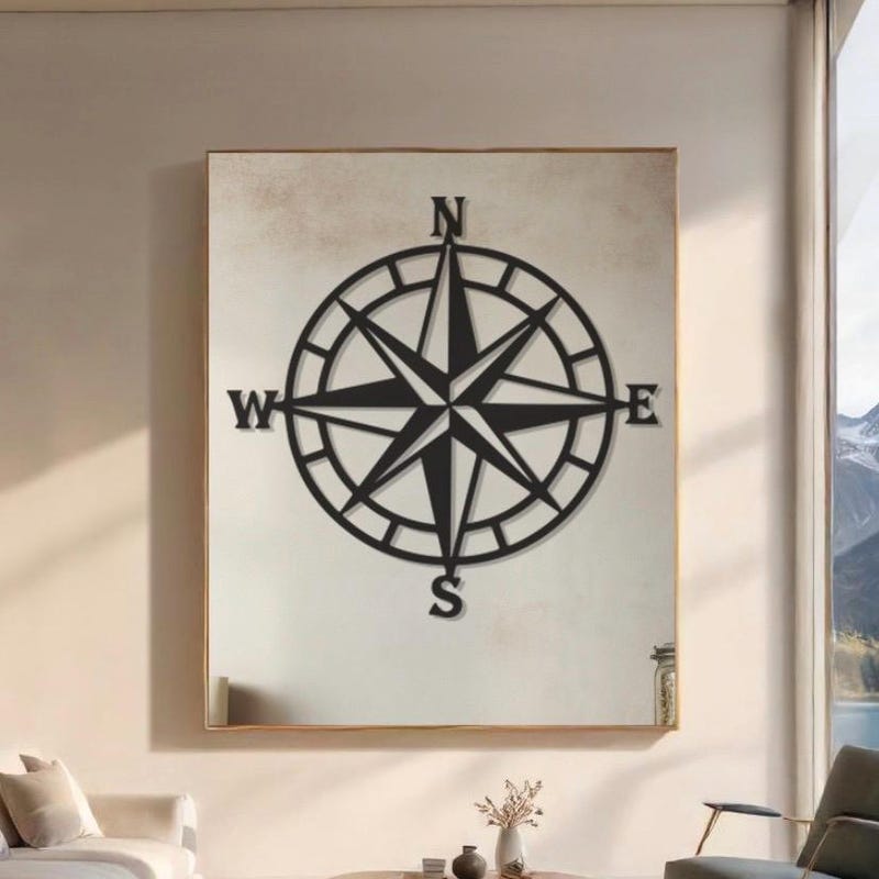 Nautical Compass Wall Decor - Etsy