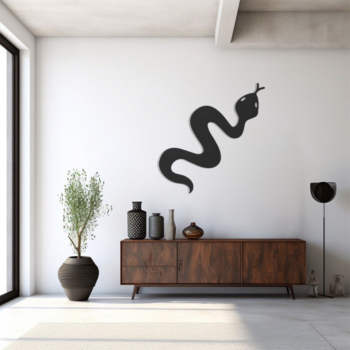 Snake Metal Wall Decor-animal Design Wall Art-savage Design Wall Decor ...