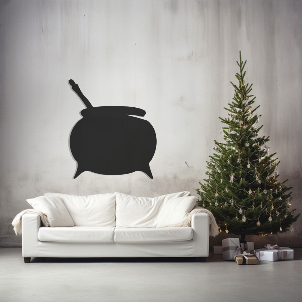 Witch's Cauldron Metal Wall Art, Mystical Wall Decor, Magical Potion ...