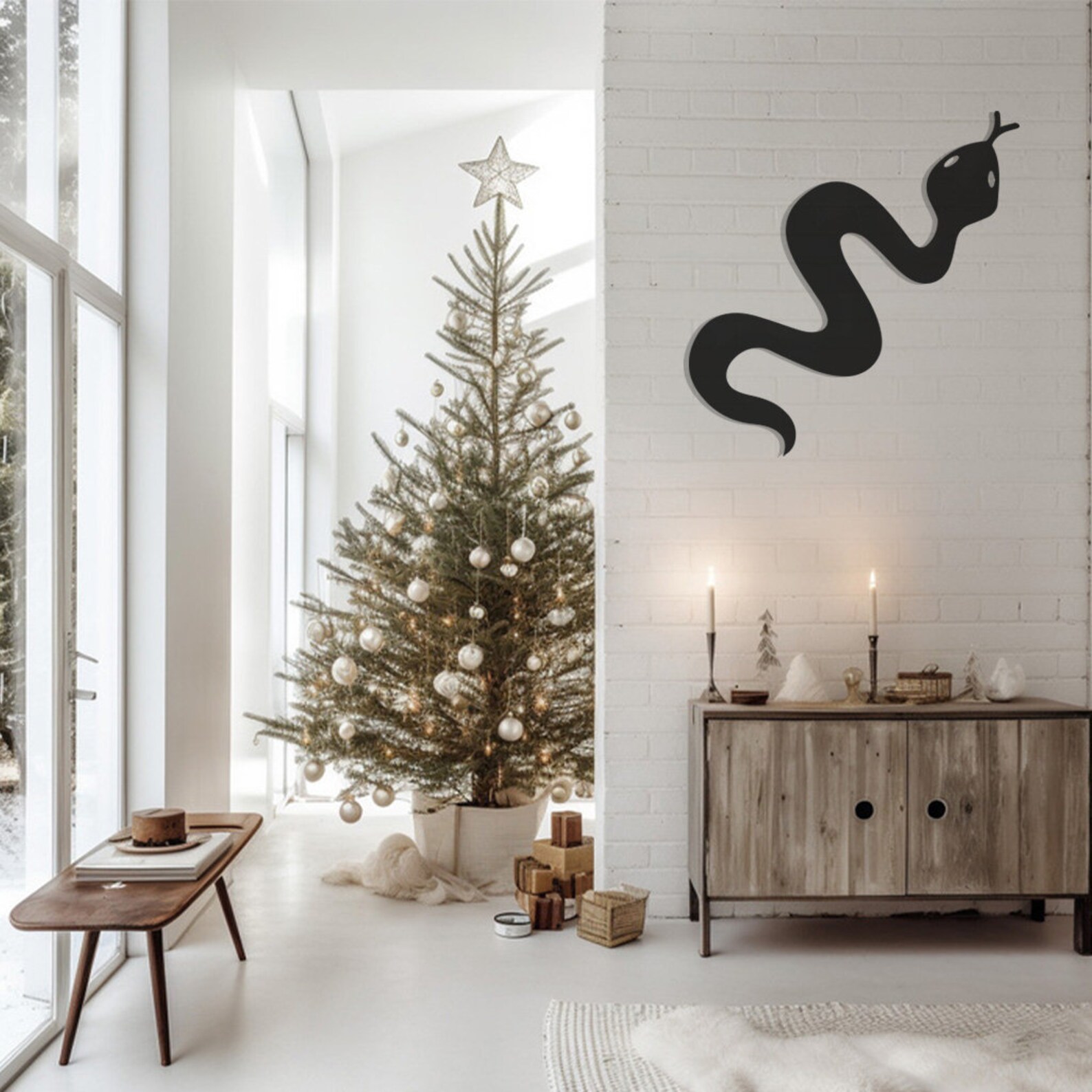 Snake Metal Wall Decor-animal Design Wall Art-savage Design Wall Decor ...