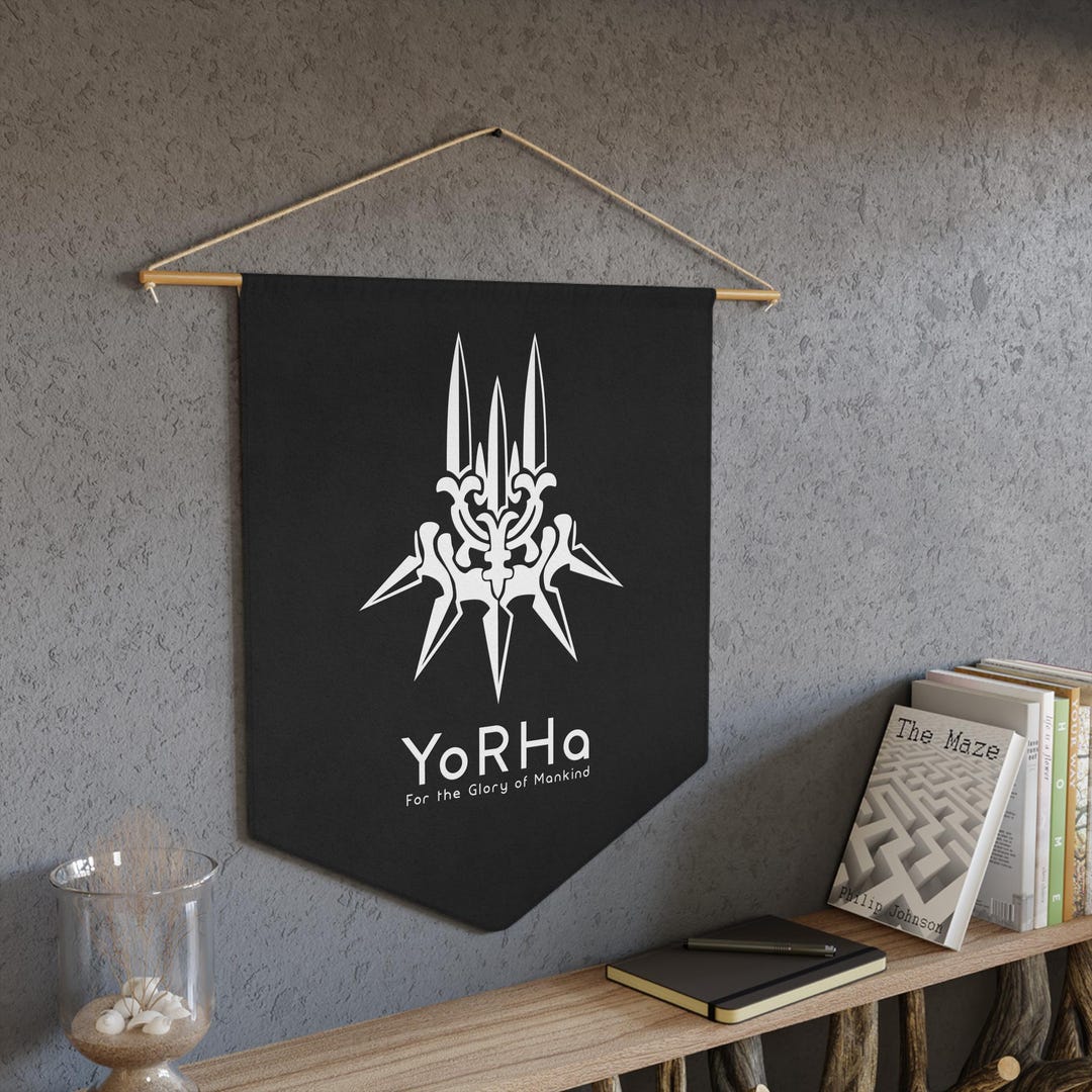 Yorha Nier Game Flag Pennant - Epic Video Game Banner, Gamer Wall Decor ...