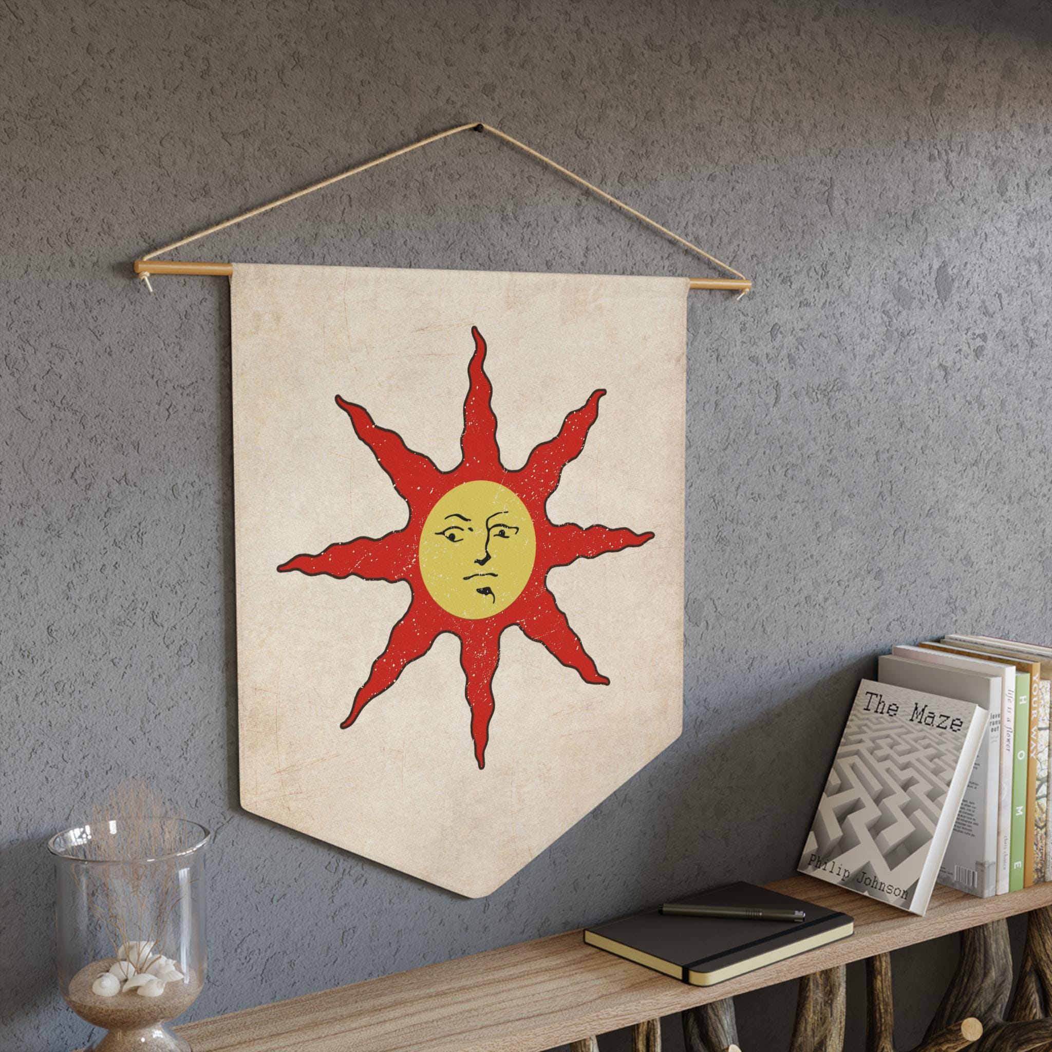 Warrior of Sunlight- Dark Souls Inspired Banner Fantasy Wall Flags ...