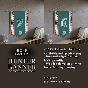 MH Weapon Banner - Main Class Symbol Flag, Monster Hunter Inspired ...