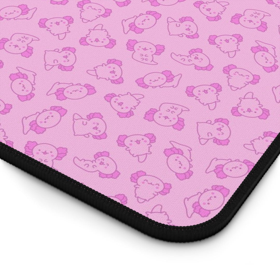 Kawaii Axolotl Mouse Pad: Large Anti-slip PC Gaming Desk Mat - Etsy