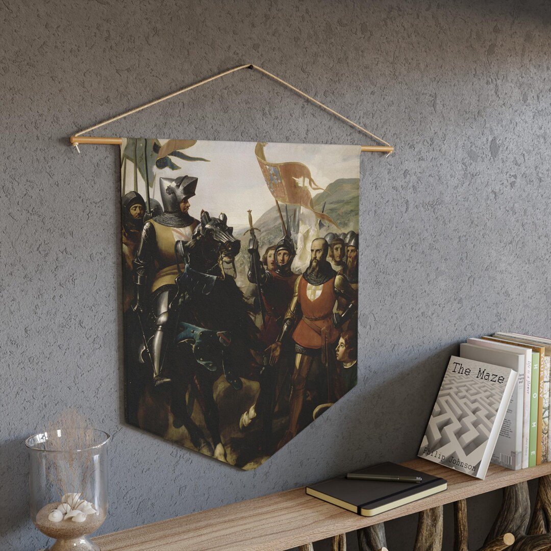 Battle Plans Pennant, Vintage Dark Academia Gothic Castlecore Flag ...