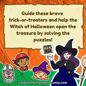 Printable Kids Halloween Reading and Puzzle Escape Room Activity Mazes ...