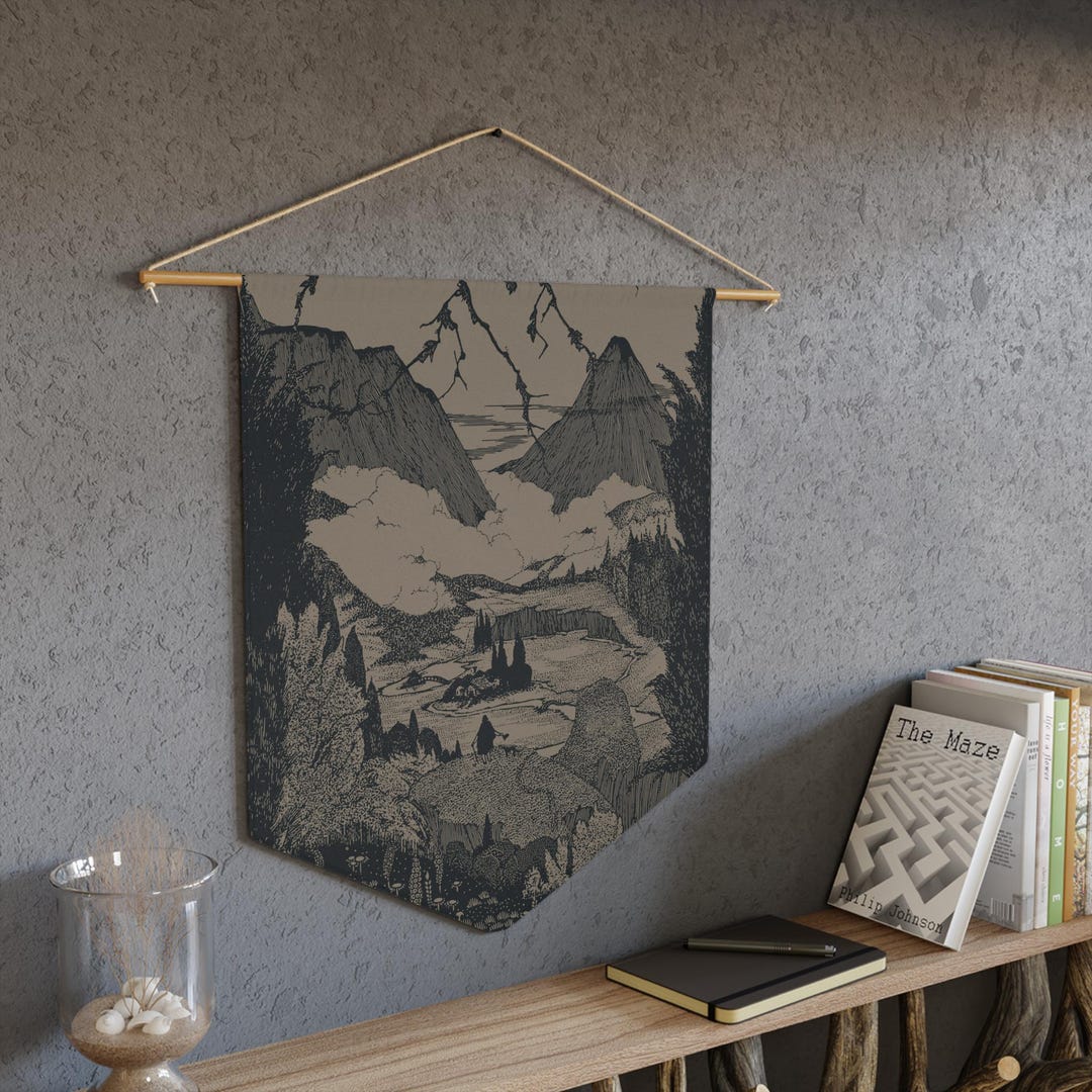 Mystical Journey Pennant - Pennant Banner Dark Academia Gothic Decor ...