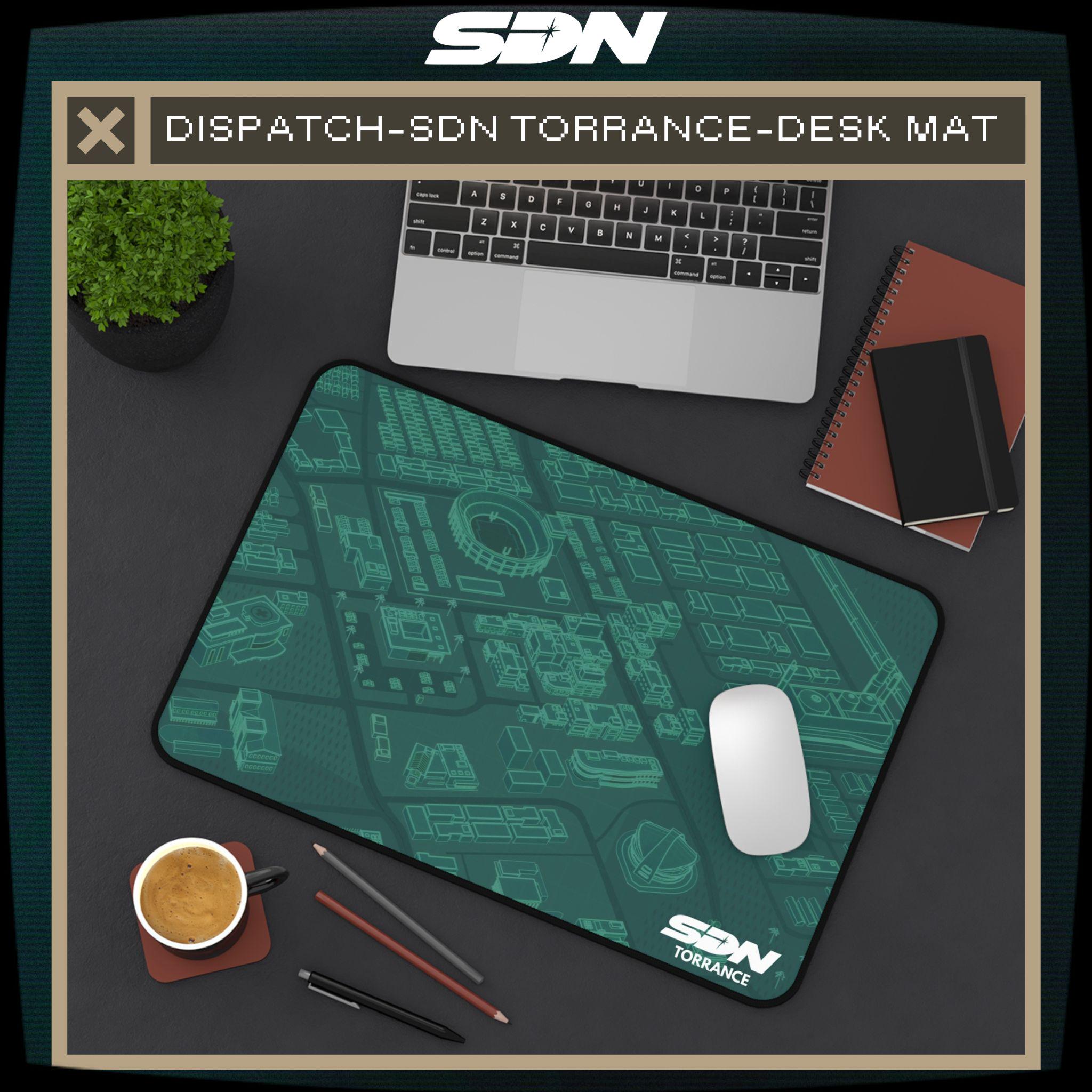 SDN Torrance MAP Desk Mat - Superhero Dispatch Network Mouse Pad - Etsy