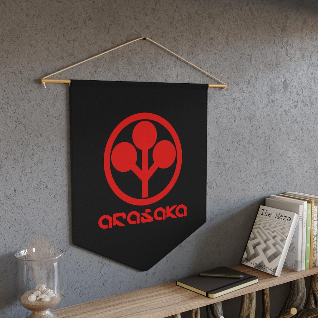 Arasaka Cyberpunk Banner, Sci-fi Wall Art, Futuristic Wall Decor, Video ...