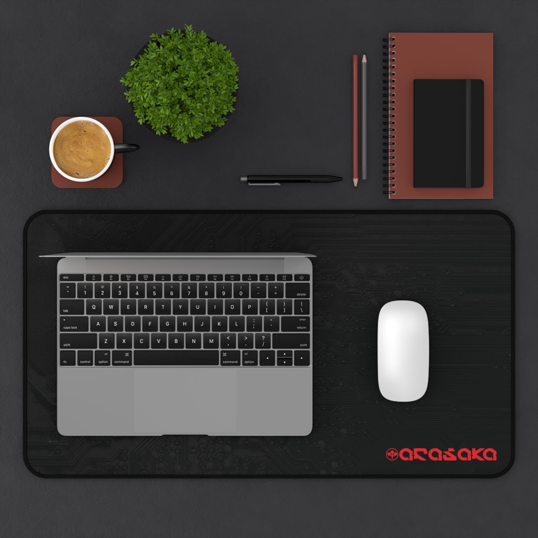 Cyberpunk Minimalist Arasaka Gaming Mouse Pad - Sleek Desk Pad, Tech ...