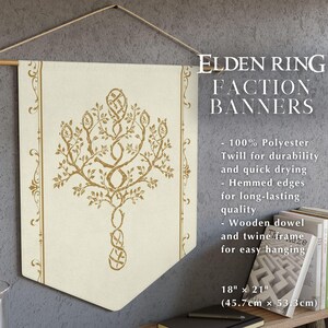 Elden Ring Inspired Faction Banners - Medieval Fantasy Wall Flags, Wall ...