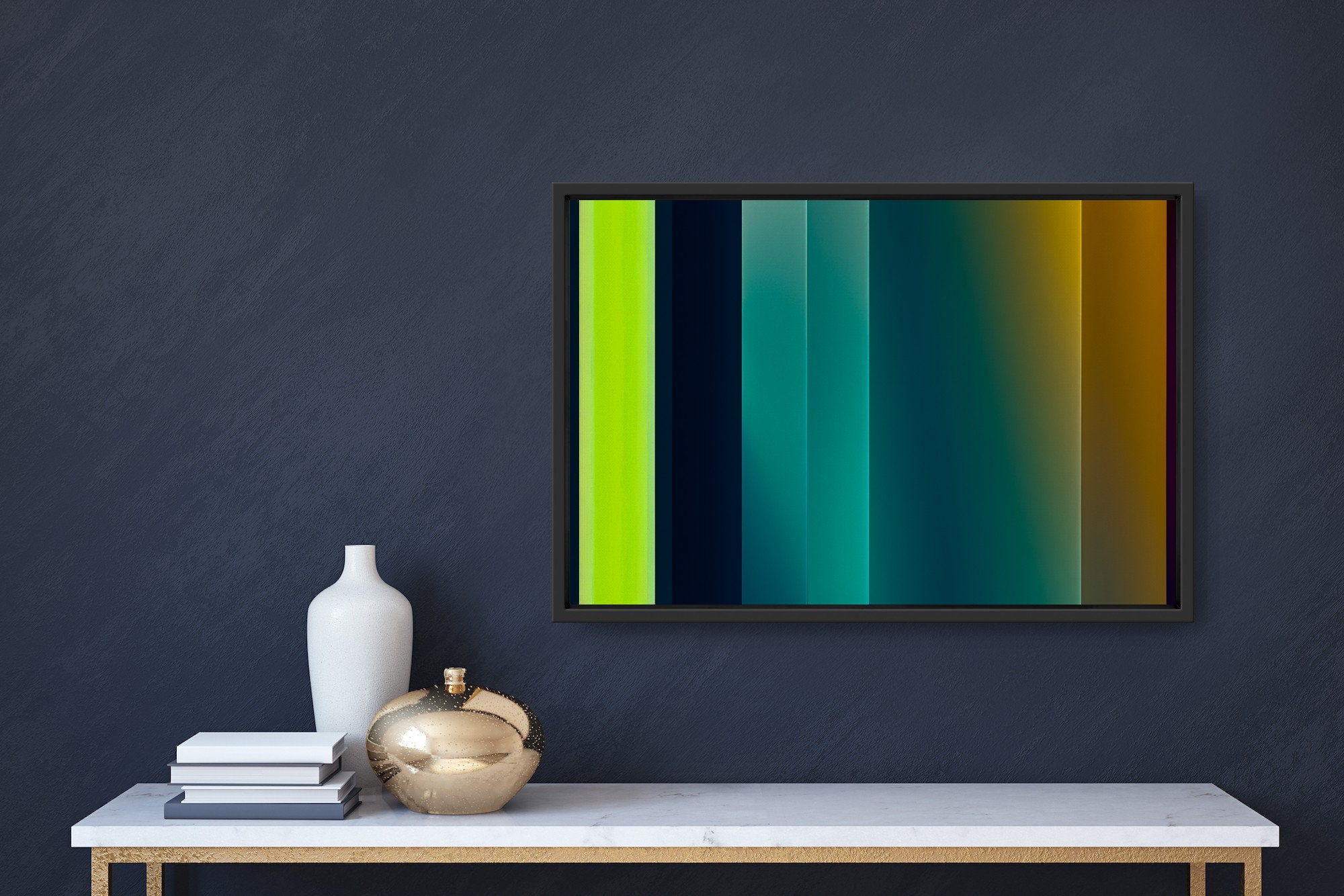 Chromatic Elevation: Set of Five Striped Abstract Color Gradients. - Etsy