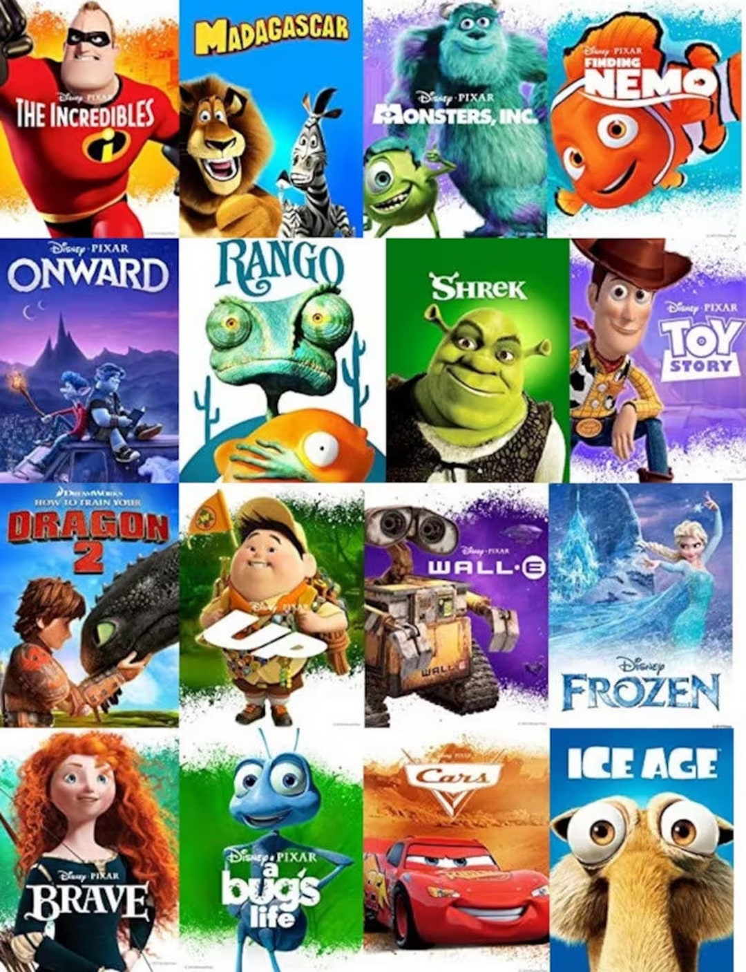 Best Kids Animated Movies 300 Kids Movies Plug and Play USB - Etsy