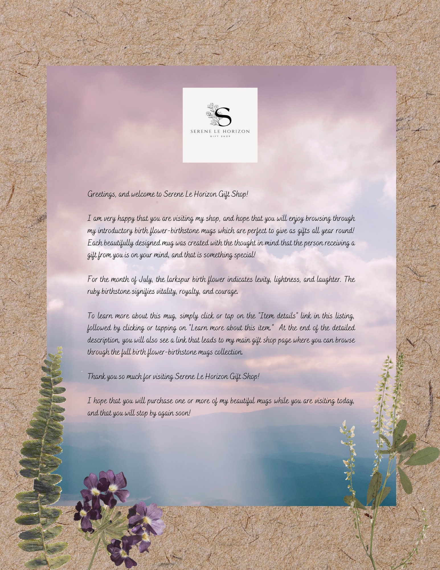 July Larkspur Birth Flower & Ruby Birthstone Mug 11 Oz - Etsy