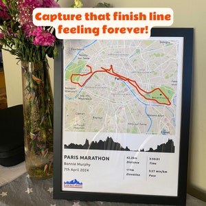 Personalised Thames Trail Ultra Poster FREE Shipping - Etsy