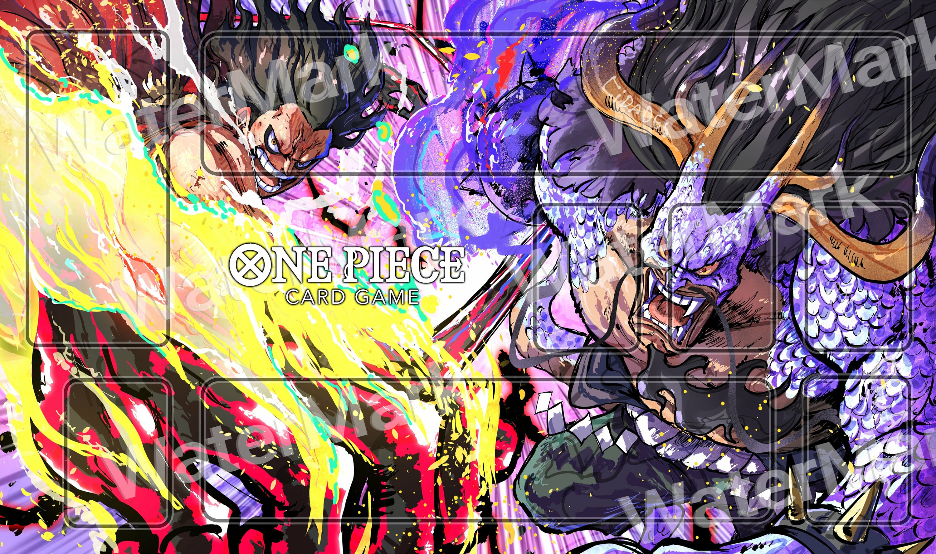 Playmat Luffy Vs Kaido TCG One Piece Card Game / Card Mat - Etsy