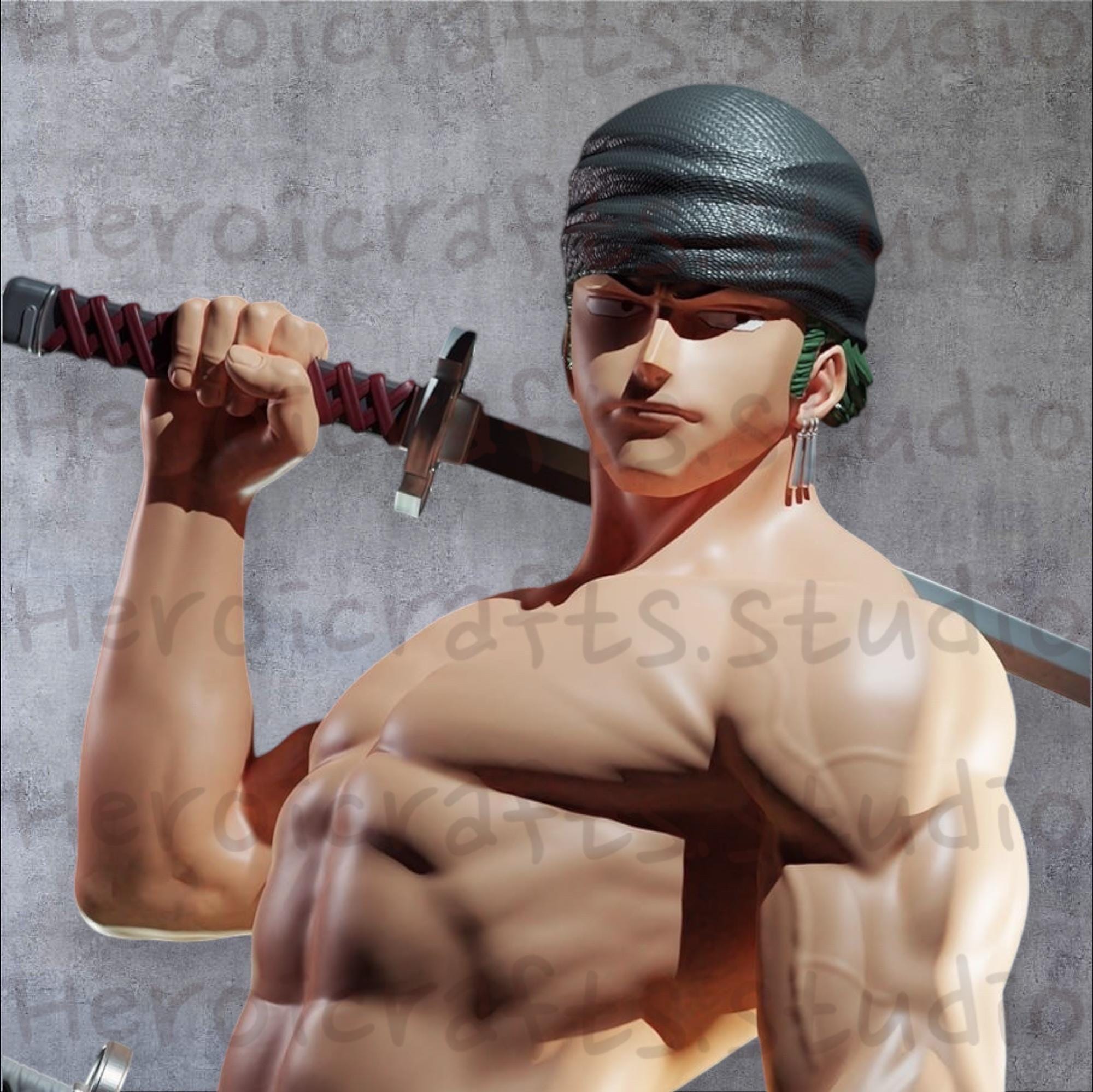 Roronoa Zoro Figure, One Piece Anime , Anime Collectible, Pirate ...
