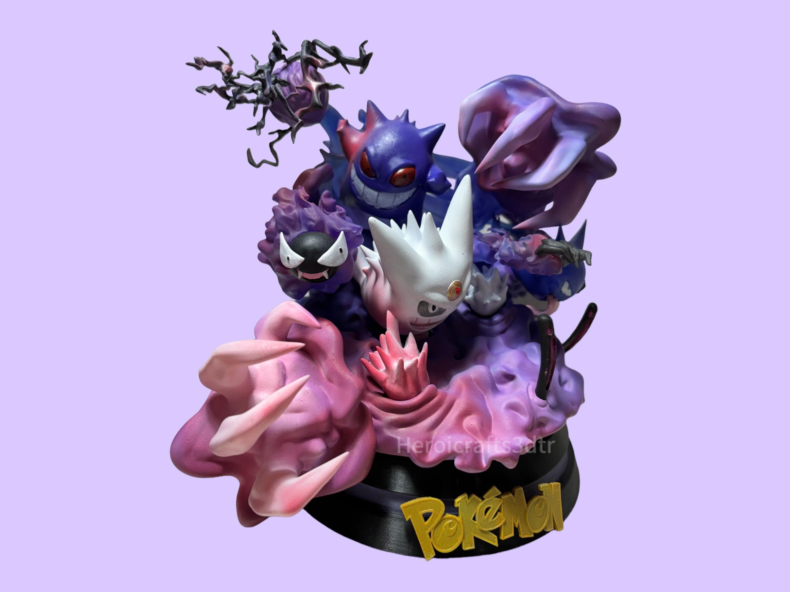 Gengar Family Evolution Diorama / Family Evolution Set / Pokemon ...