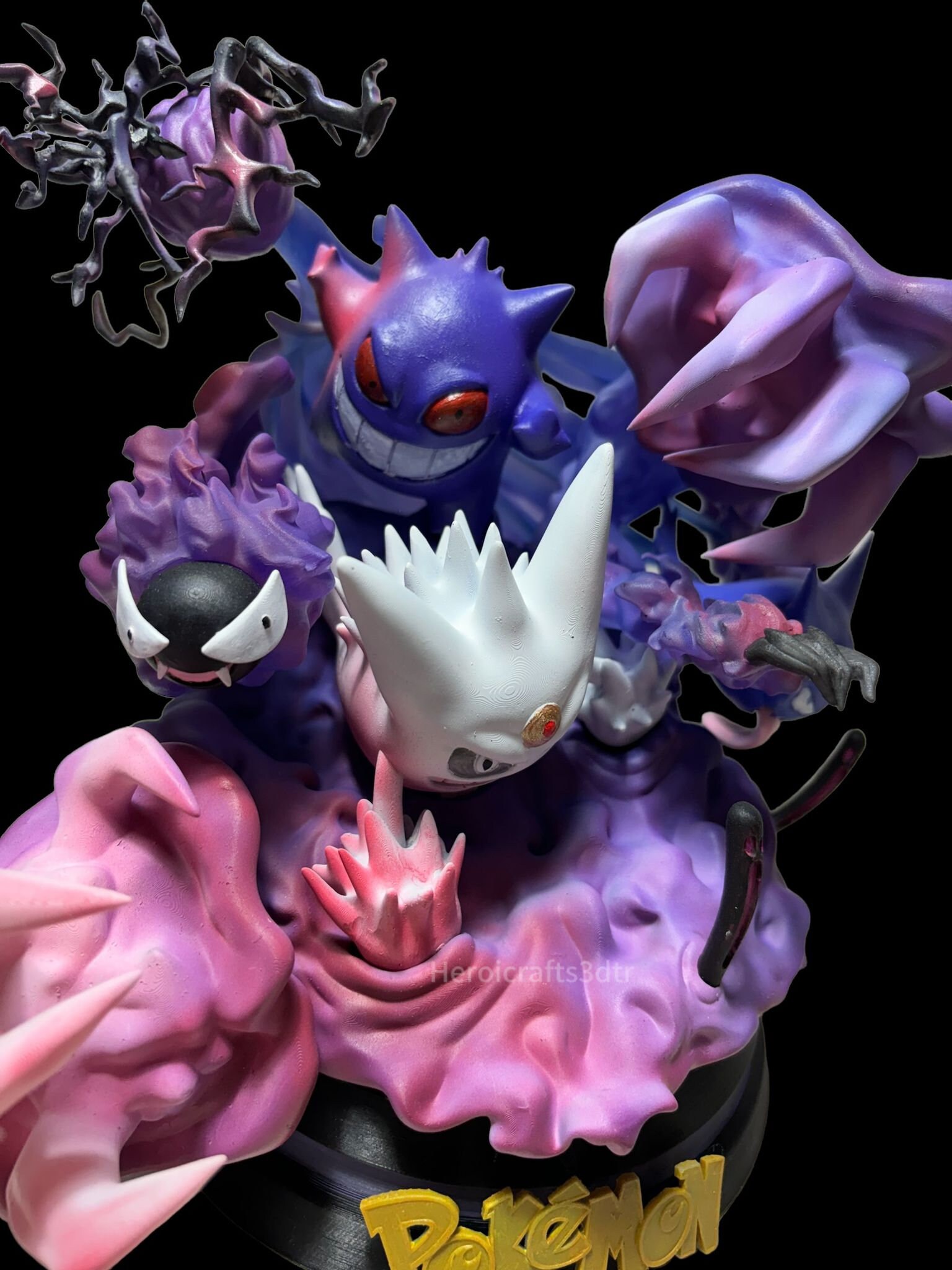 Gengar Family Evolution Diorama / Family Evolution Set / Pokemon ...
