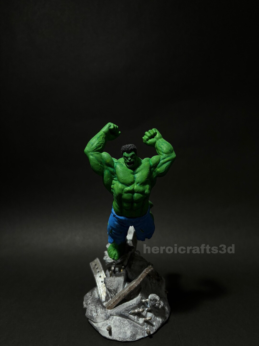 Hulk , Green Hulk Smash , Hulk Sculpture , Avengers Inspired Decoration ...
