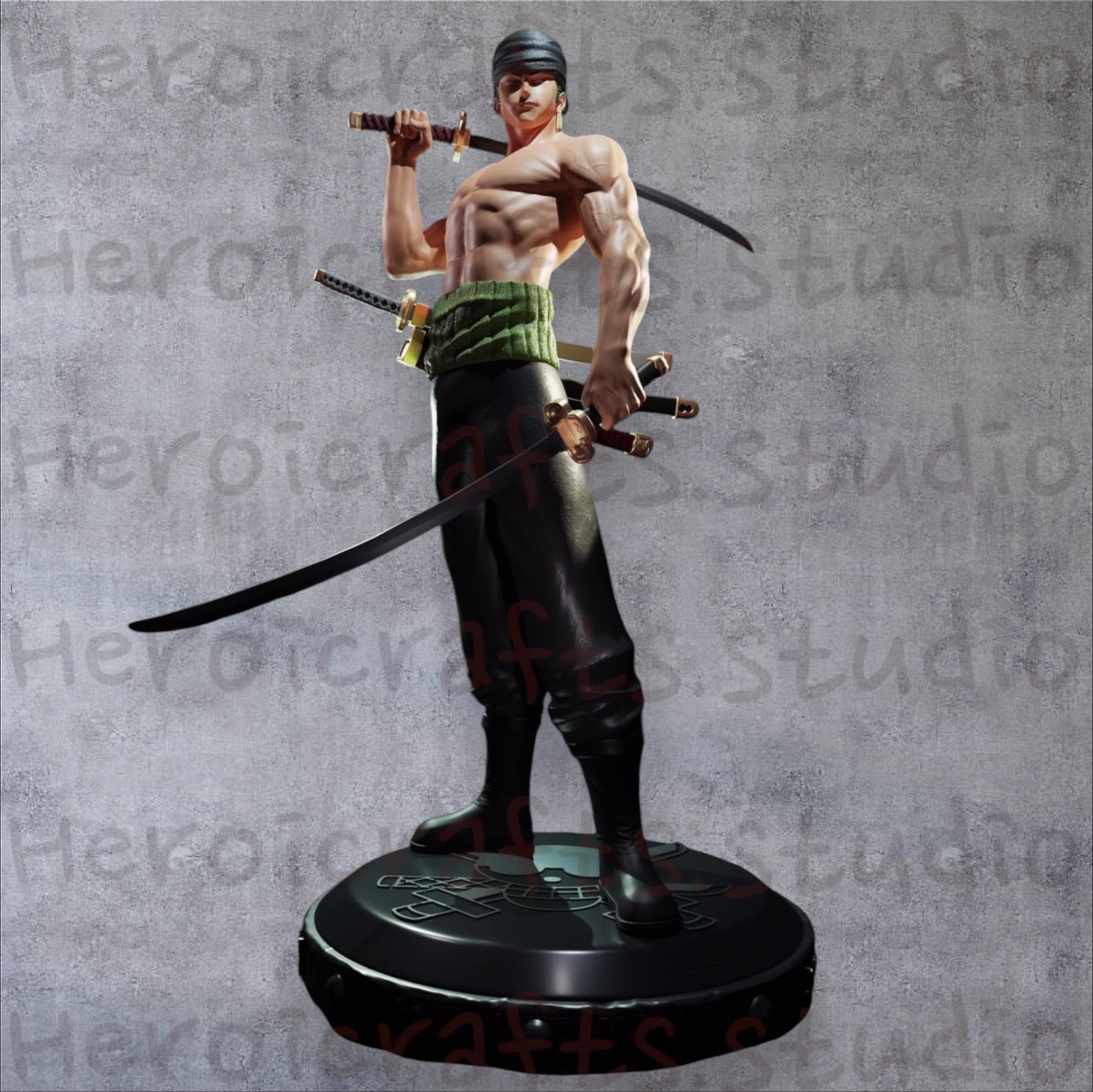 Roronoa Zoro Figure, One Piece Anime , Anime Collectible, Pirate ...