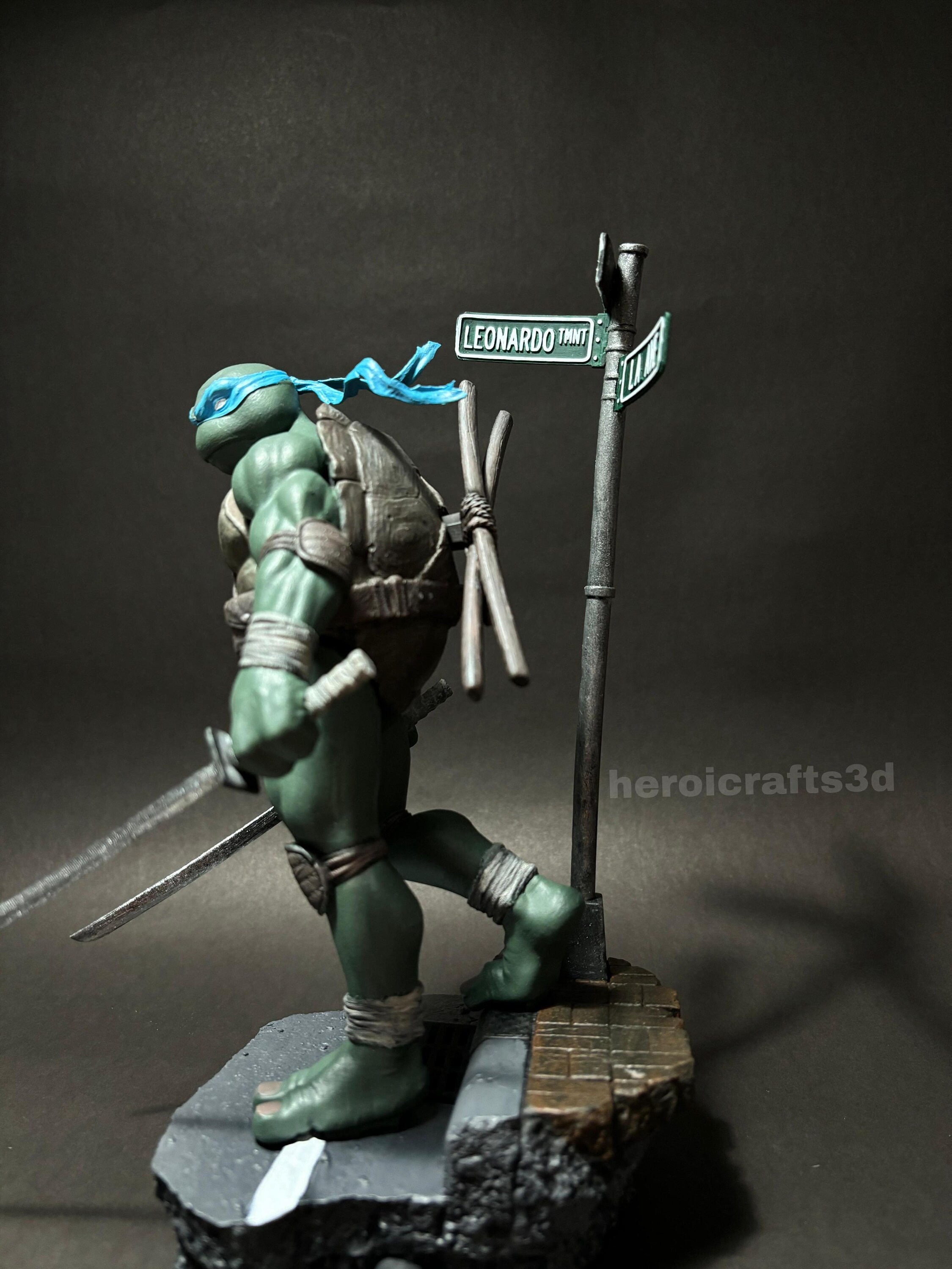 TMNT Leonardo / Ninja Turtles Figure / Legendary Heroes / 3D Printed ...