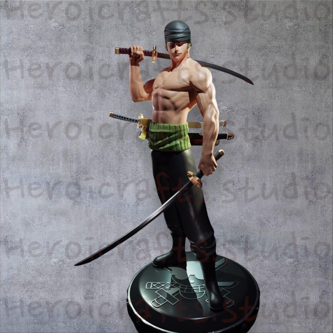 Roronoa Zoro Figure, One Piece Anime , Anime Collectible, Pirate ...