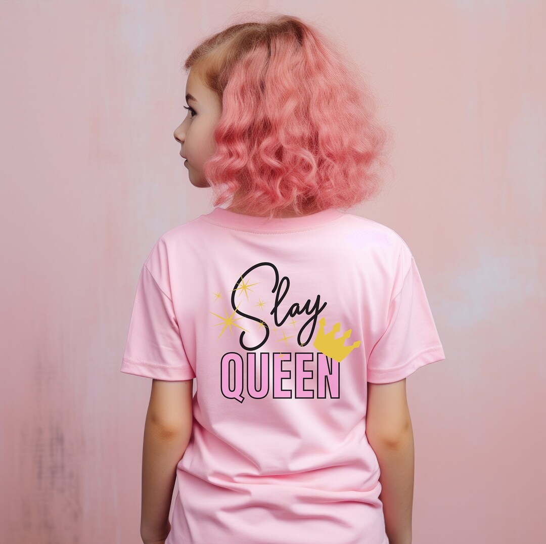 Youth Yas Slay Queen T-shirt for Girls Yass Queen Gift for Daughter ...
