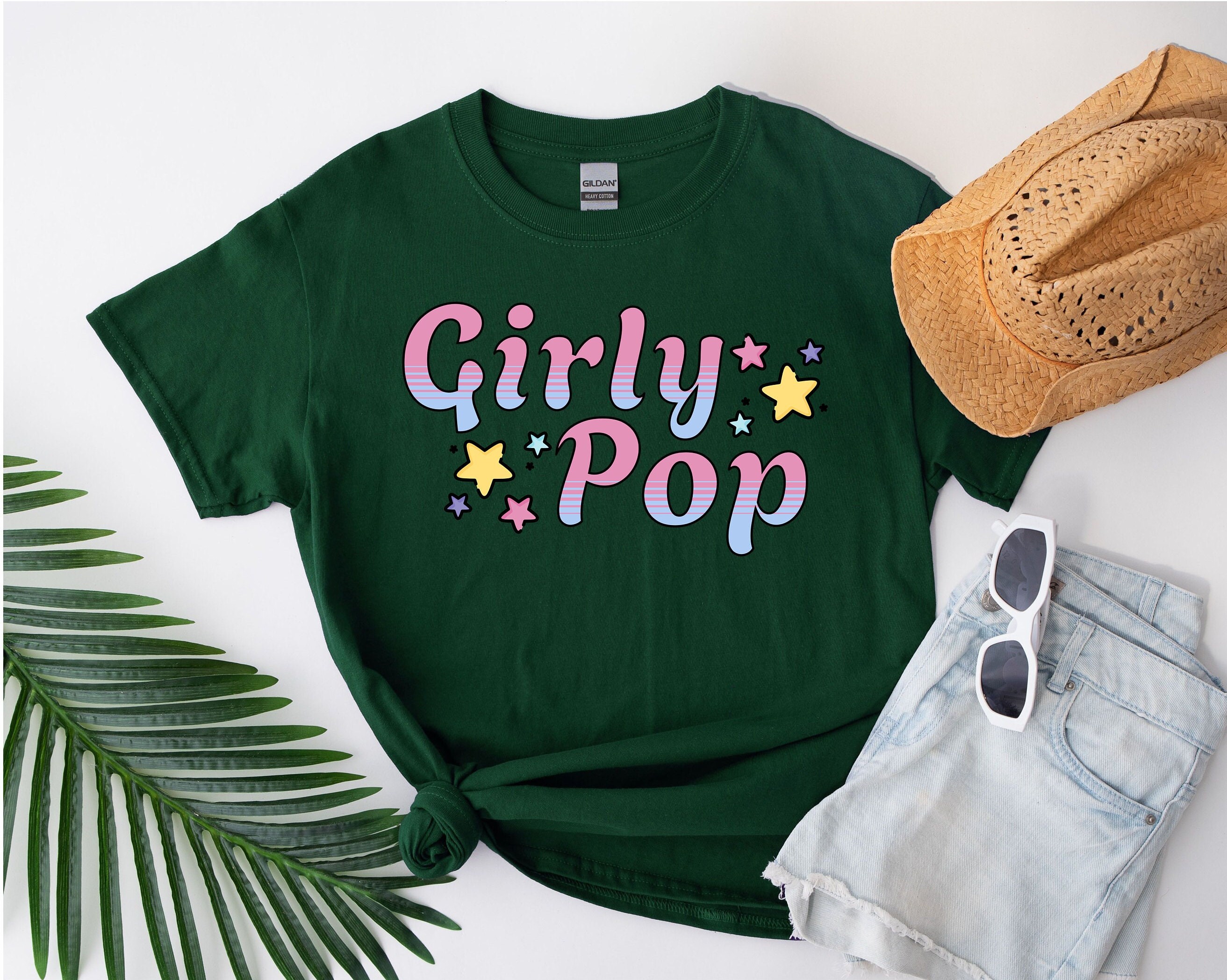 Girly Pop T-shirt Slay Queen Shirt Feminine Girly Pop Gift for Daughter ...