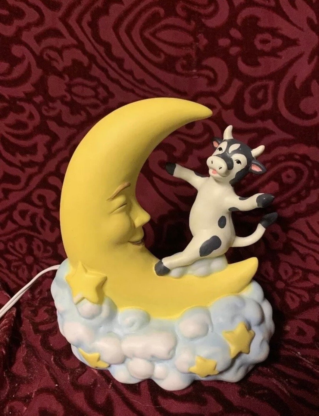 Cow Jumping Over the Moon Night Light - Etsy