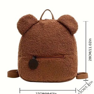 Custom Embroidered Bear Backpack - Adorable Kids Gift for Nursery or ...