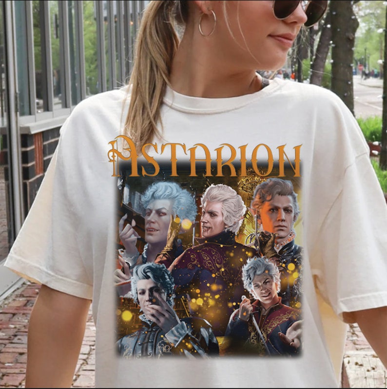 High Elf Gaming Shirt Design Png, Astarion Bulders Png Instant Download ...