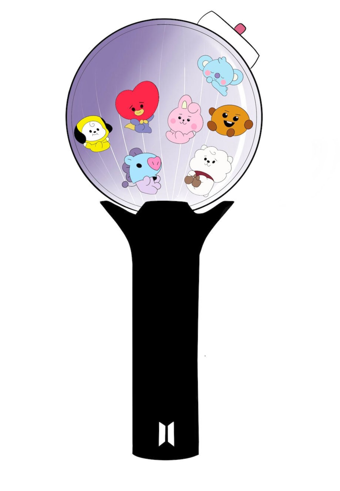 BTS Army Bomb Drawing | Printable Army Bomb Cartoon Drawing | Including ...