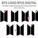 Printable BTS Svg Logo, BT21 Character Sticker Bundle, Png, Jpeg, BTS ...