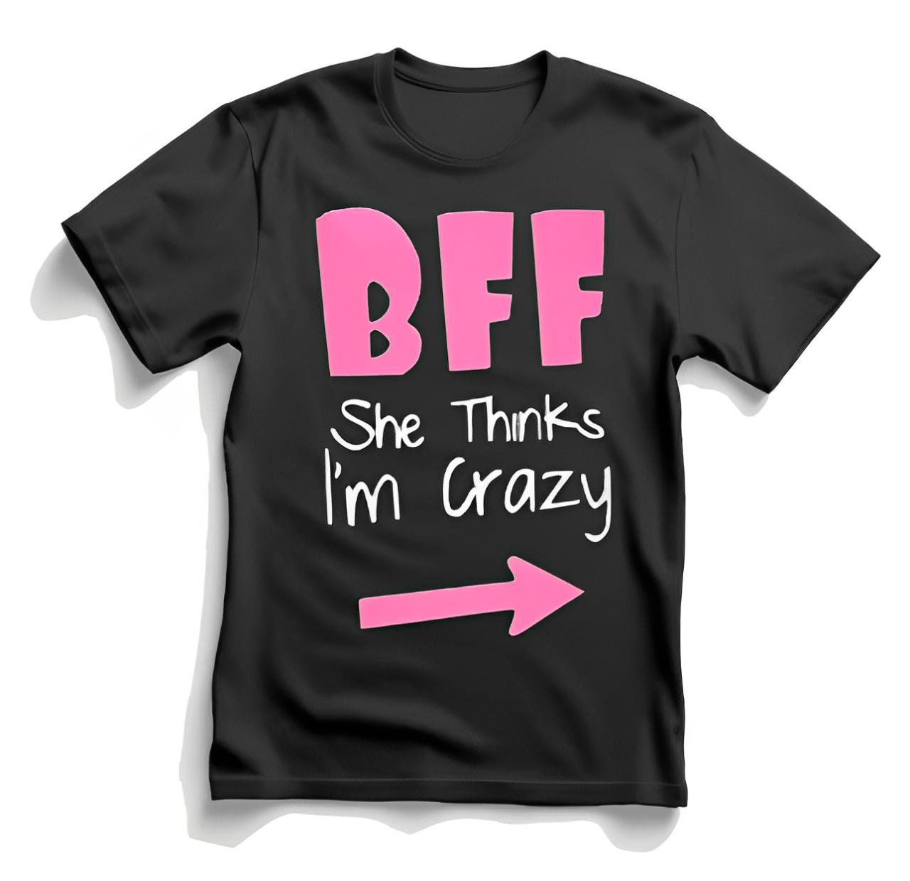 Bffs She Thinks I'm Crazy, I Know She's Crazy BFF Best Friends Forever ...